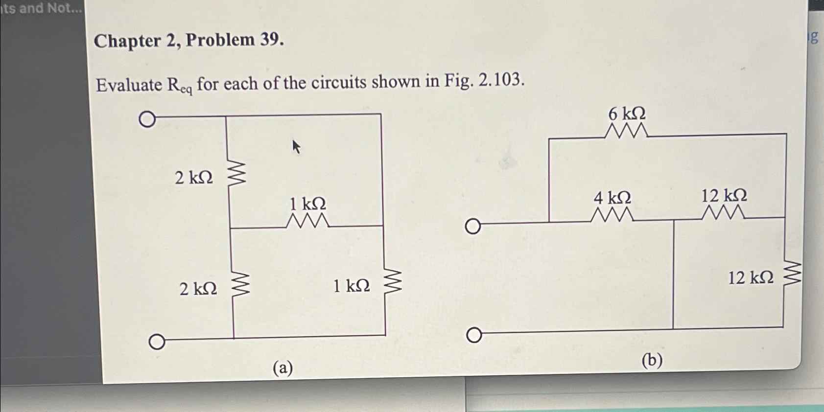 Solved its and Not...Chapter 2, ﻿Problem 39.Evaluate Req | Chegg.com
