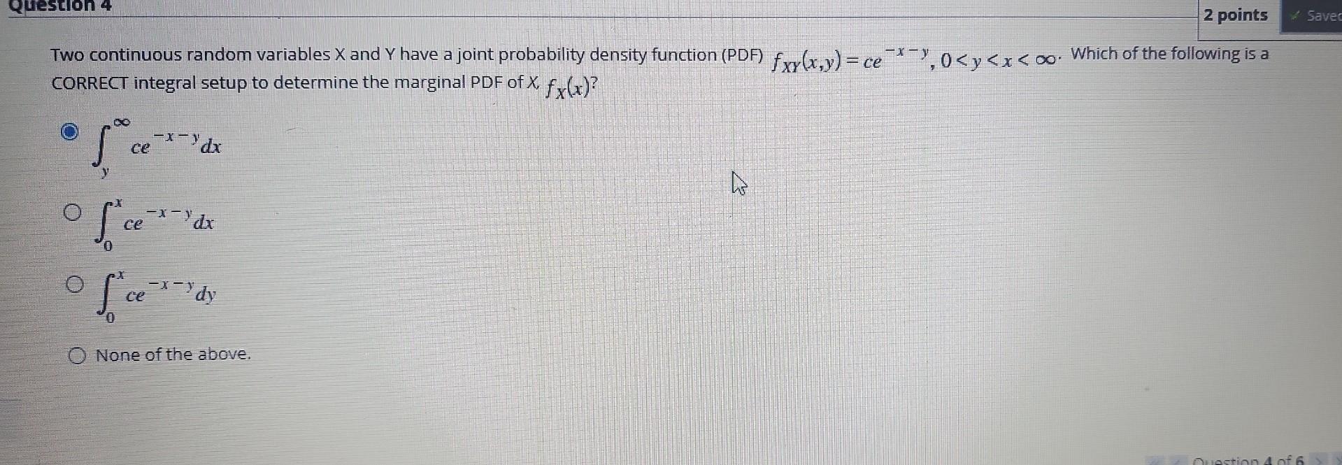 Solved Two Continuous Random Variables X And Y Have A Joint 4650