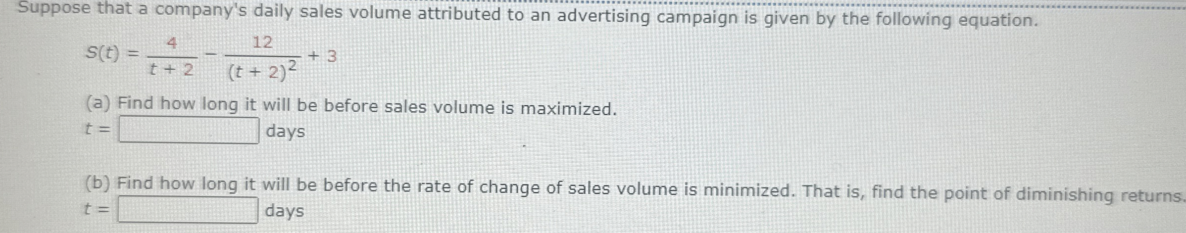 Solved Suppose that a company's daily sales volume | Chegg.com