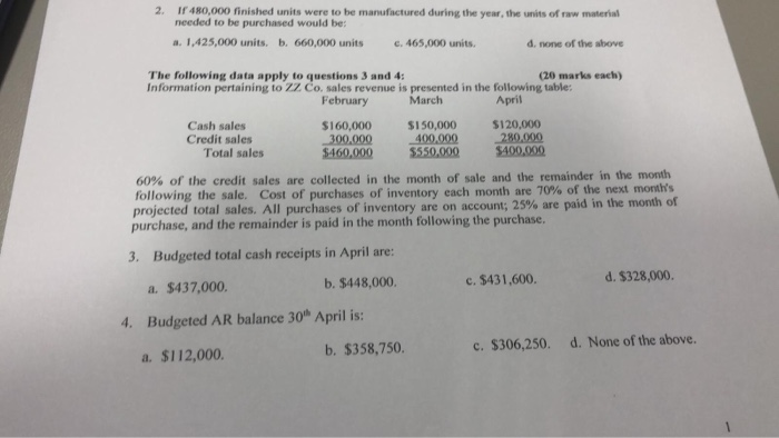 Solved Section #: The following data apply to questions 1 | Chegg.com
