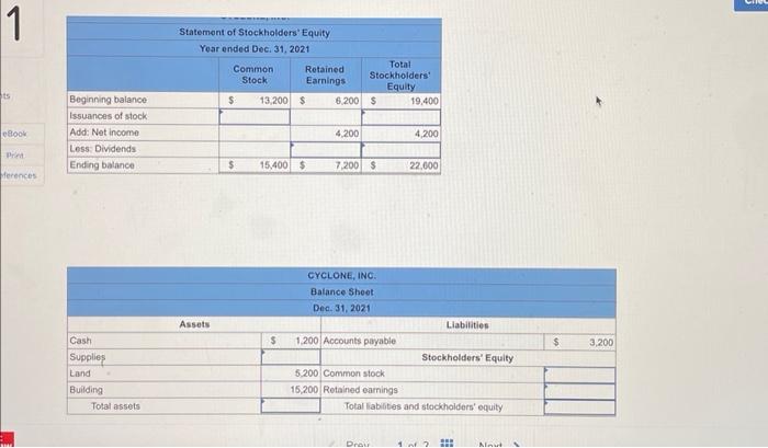 Solved Problem 1-4B Understand the format of financial | Chegg.com