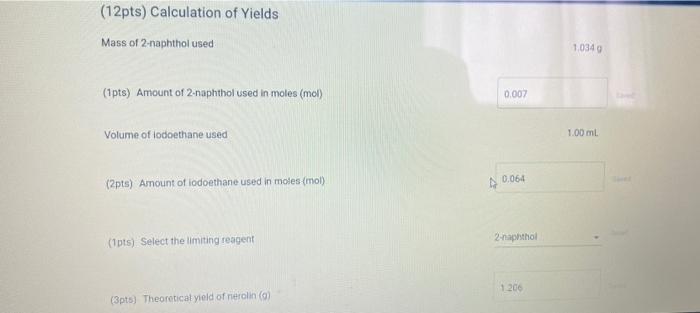 Solved (2pts) Nucleophilic Substitution Preparation of | Chegg.com