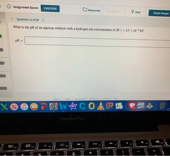 Solved Assignment Score: 1300/2000 Resources Hint Check | Chegg.com