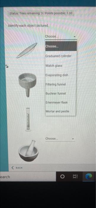 Solved Question 9 Status: Tries remaining: 31 Points | Chegg.com