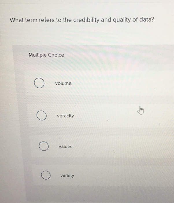 Solved What Term Refers To The Credibility And Quality Of Chegg solved-what-term-refers-to-the-credibility-and-quality-of-chegg