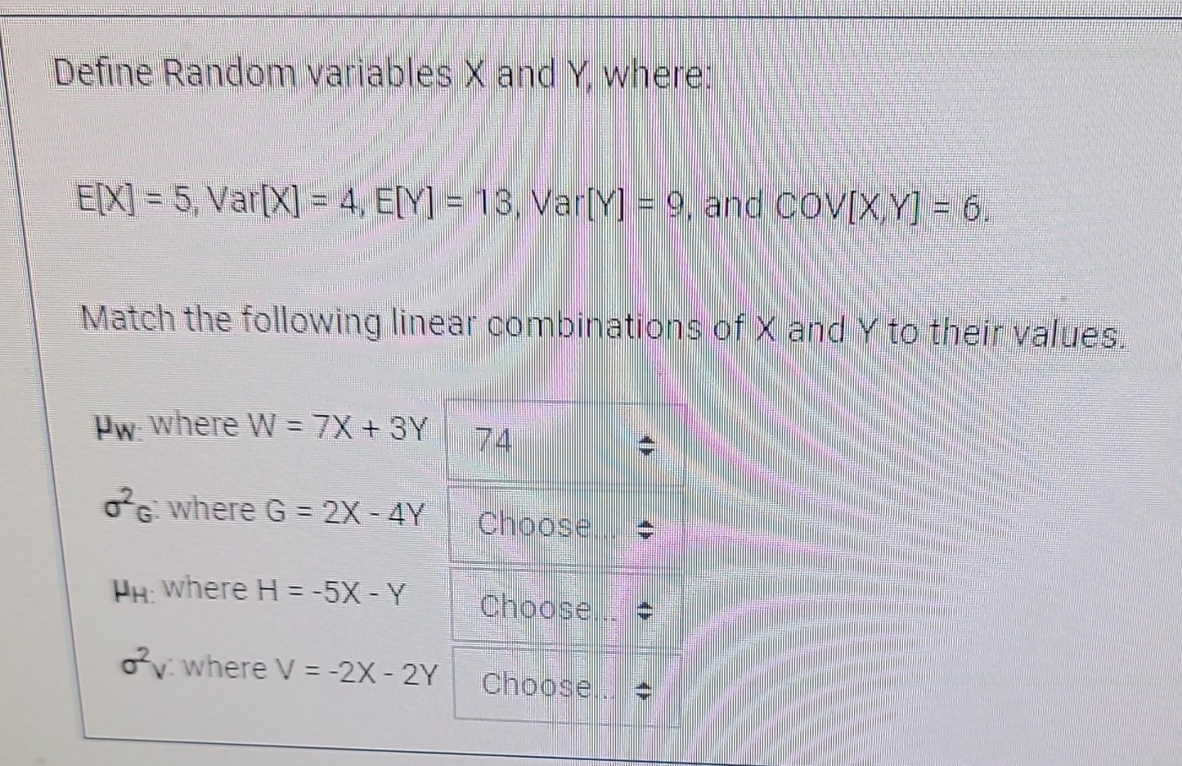 Solved Define Random variables X and Y, where: | Chegg.com