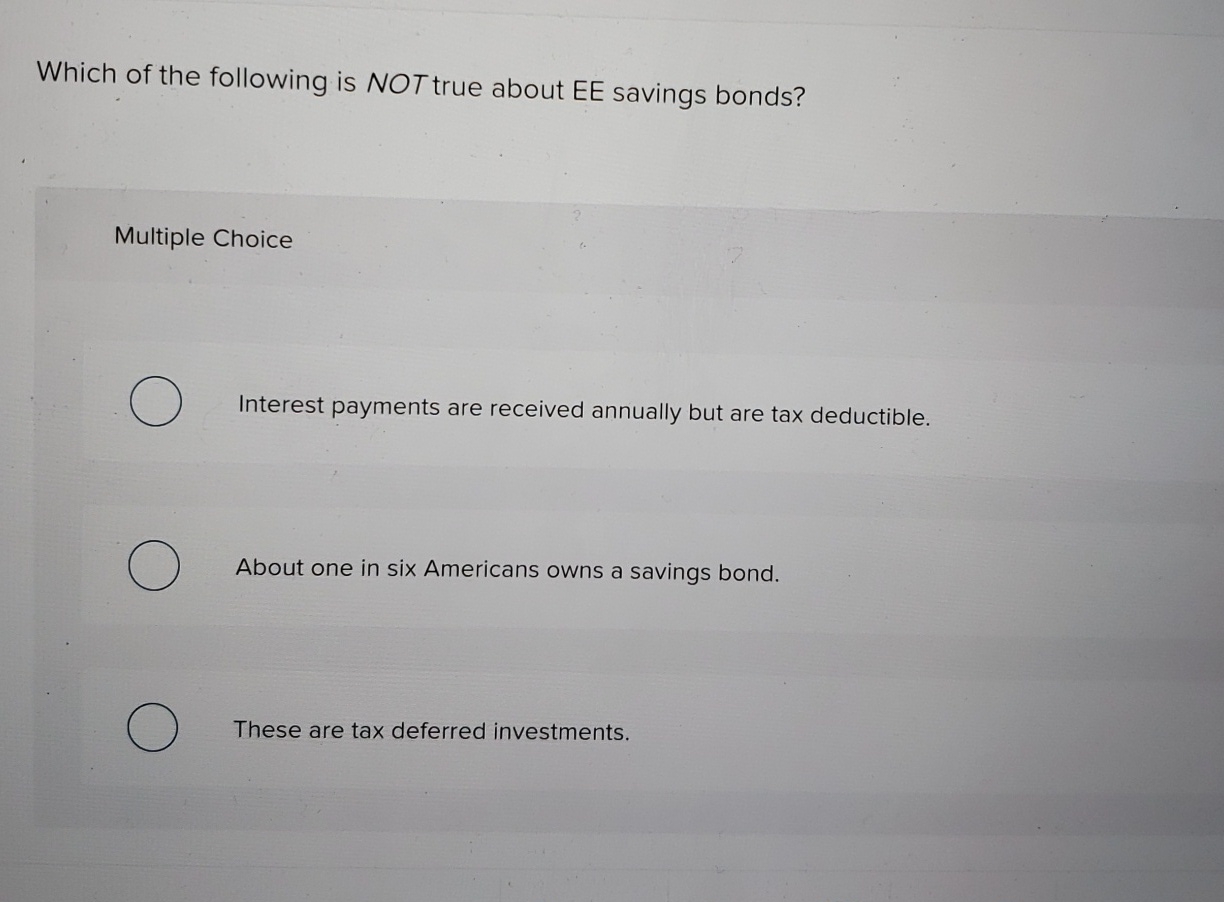 Solved Which of the following is NOT true about EE savings | Chegg.com