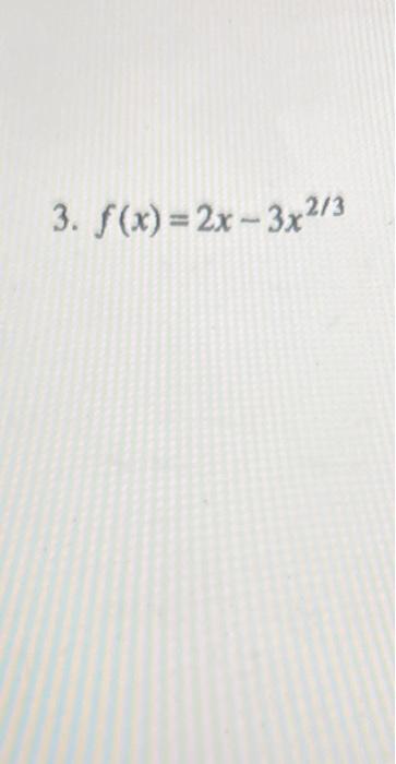 Solved a) max/min: b) inflection points: c) the | Chegg.com