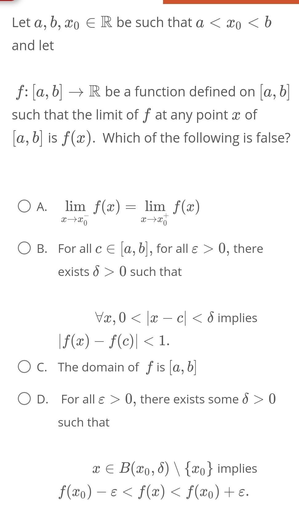 Solved Let a,b,x0∈R be such that a | Chegg.com