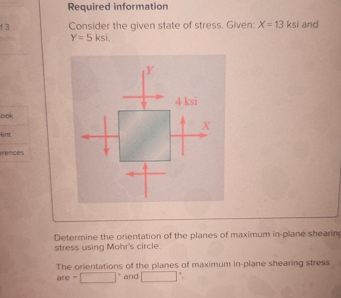 Solved Required informationConsider the given state of | Chegg.com