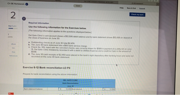 Solved Ch 06 Homework Help Save & Submit Check my work | Chegg.com
