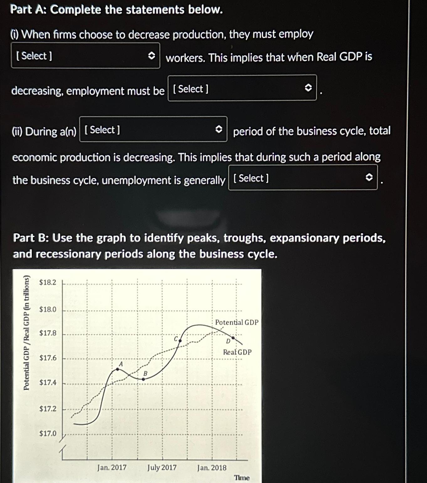 Solved Part A: Complete the statements below.(i) ﻿When firms | Chegg.com