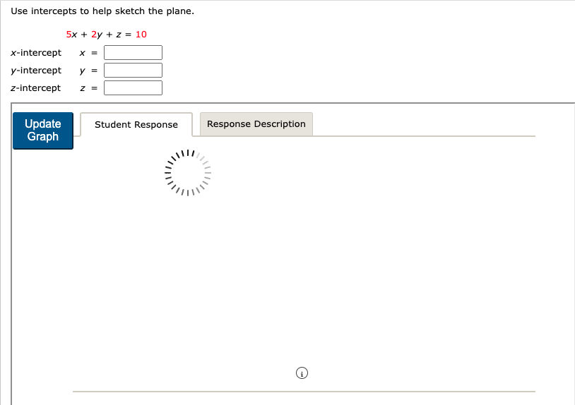 Solved Use intercepts to help sketch the | Chegg.com