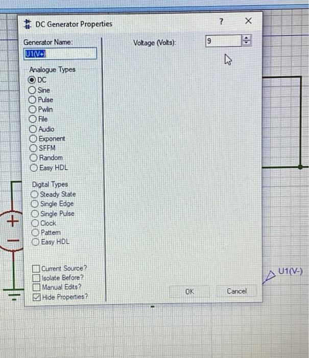 Solved please urgent check my proteus tool why in 5v voltage | Chegg.com