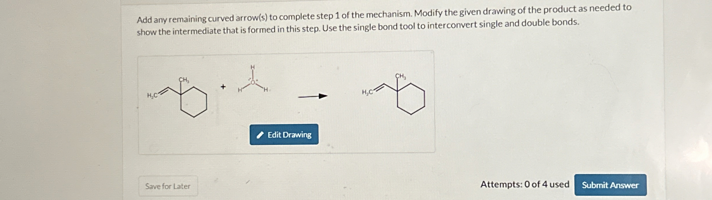 Solved Add any remaining curved arrow(s) ﻿to complete step 1 | Chegg.com