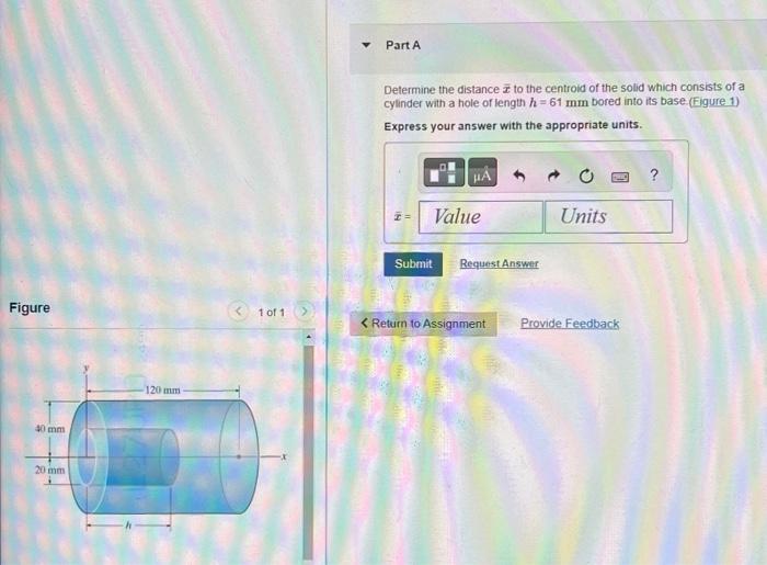 Solved Determine the distance xˉ to the centroid of the | Chegg.com