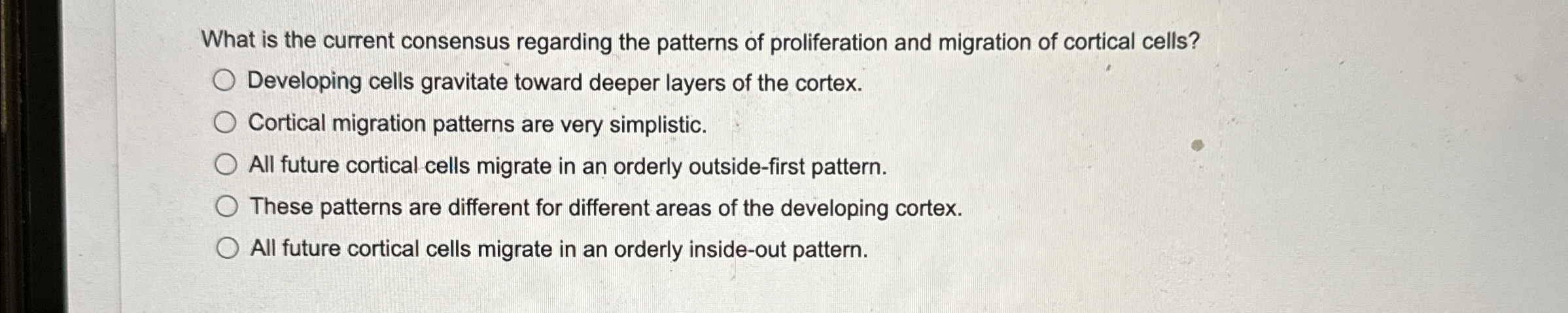 Solved What is the current consensus regarding the patterns | Chegg.com