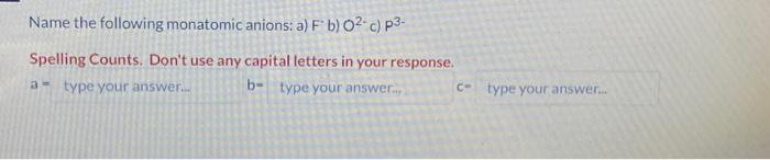 Solved The charge of iron in Fe2O3 is +3 +2 −3 −2 +1Name the | Chegg.com
