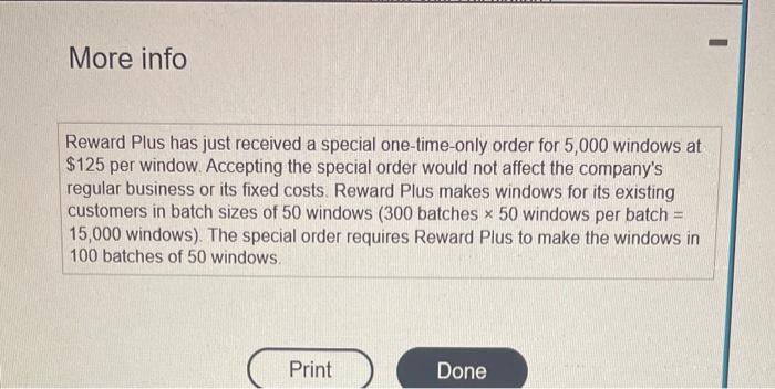 Solved Requirements 1. Should Reward Plus accept this | Chegg.com