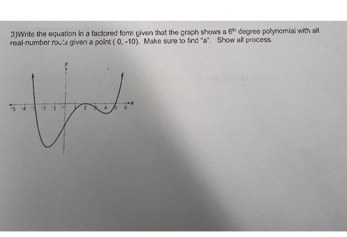 [solved] Thank You 3 Write The Equation In A Factored