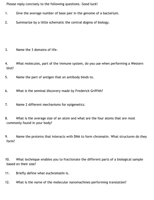 Solved Please reply concisely to the following questions. | Chegg.com
