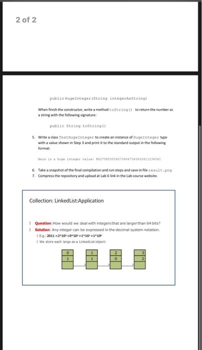 Solved When finish the constructor, write a method tobt cing | Chegg.com