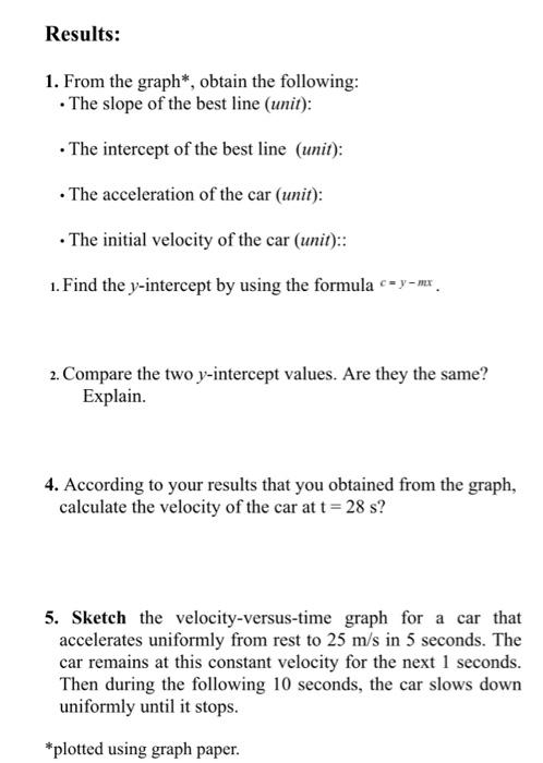 Solved Data Tahle: Calculating the average velocity: | Chegg.com