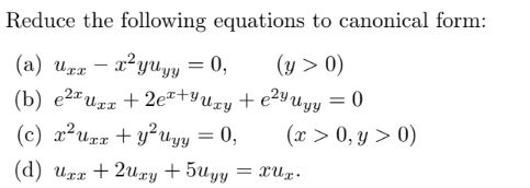 Solved Reduce the following equations to canonical | Chegg.com