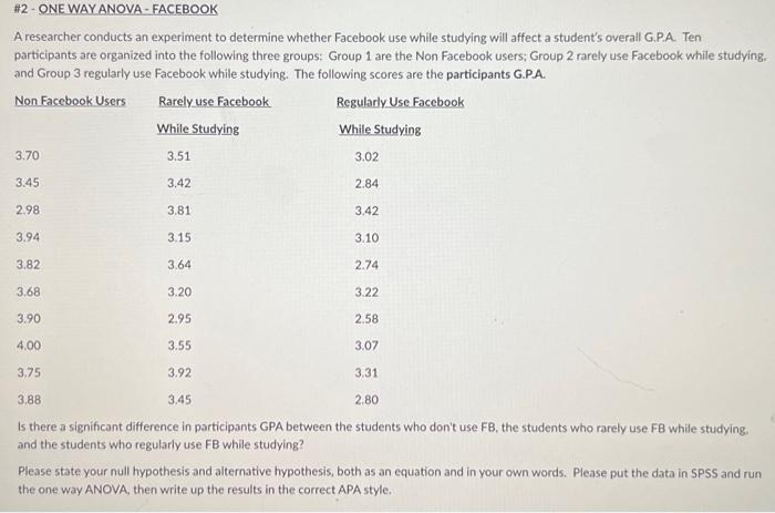 Solved A researcher conducts an experiment to determine | Chegg.com