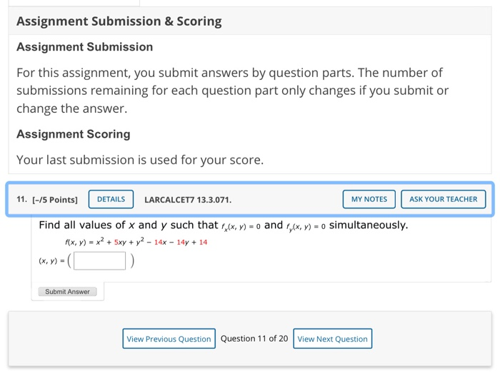Solved Assignment Submission & Scoring Assignment Submission | Chegg.com