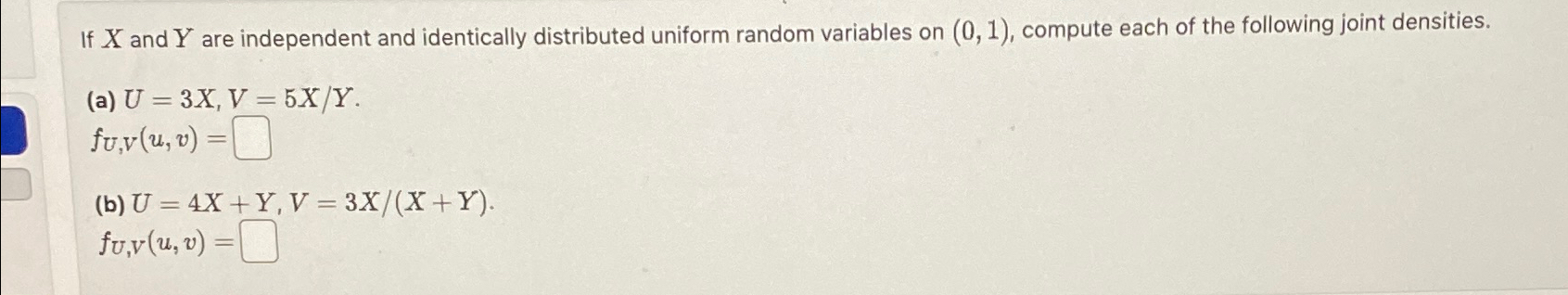 Solved If x ﻿and Y ﻿are independent and identically | Chegg.com