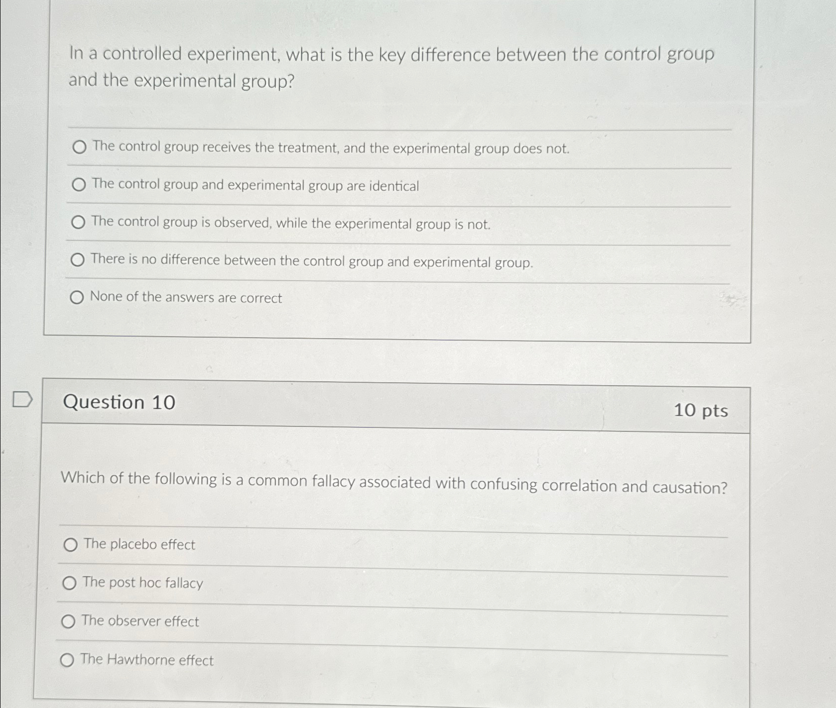 Solved In a controlled experiment, what is the key | Chegg.com