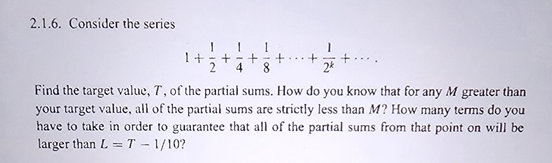 Solved 2.1.6. ﻿Consider the | Chegg.com