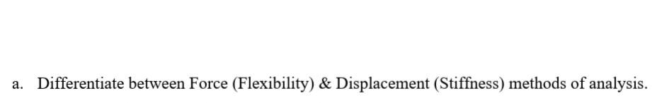 Solved a. Differentiate between Force (Flexibility) & | Chegg.com