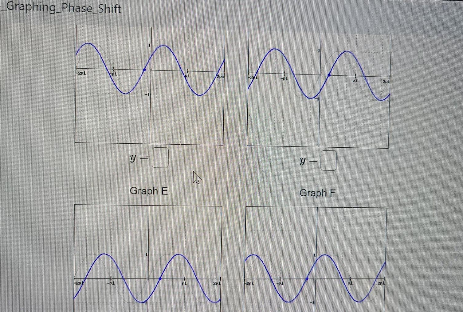 Solved Enter an equation for each graph: Graph A Graph B | Chegg.com