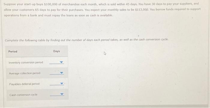Solved According to the video, the longer the cash | Chegg.com
