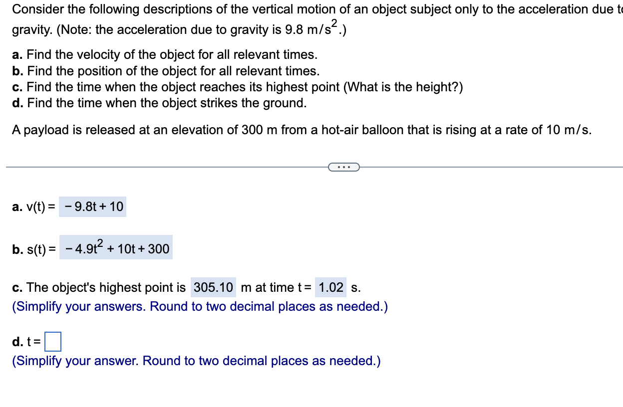 Solved Consider the following descriptions of the vertical | Chegg.com