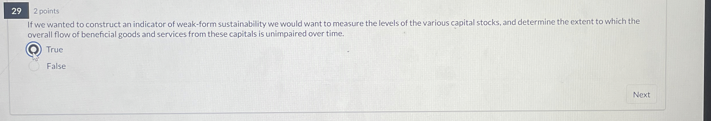 Solved 2 ﻿pointsIf we wanted to construct an indicator of | Chegg.com