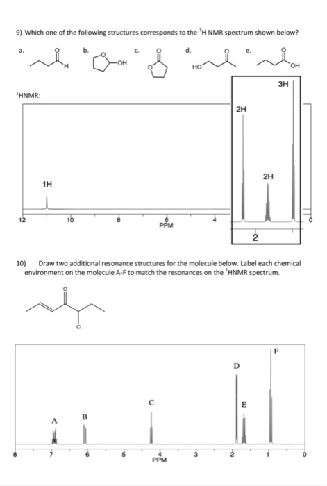 Solved 9) Which one of the following structures corresponds | Chegg.com
