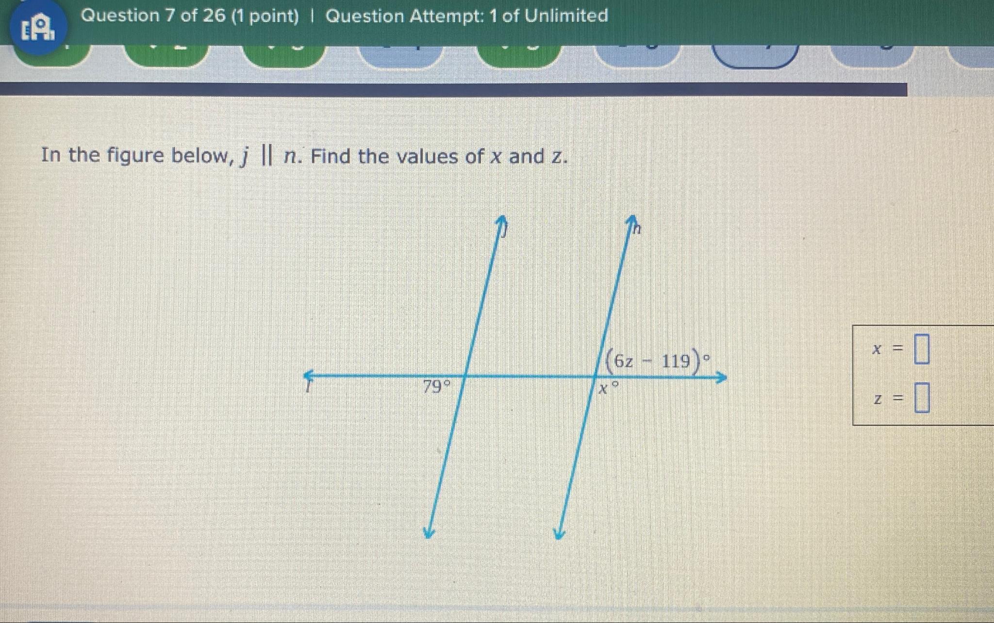 Solved Question 7 of 26 (1 point) | Question Attempt: 1 | Chegg.com Solved Question 7 of 26 (1 point) | Question Attempt: 1 | Chegg.com