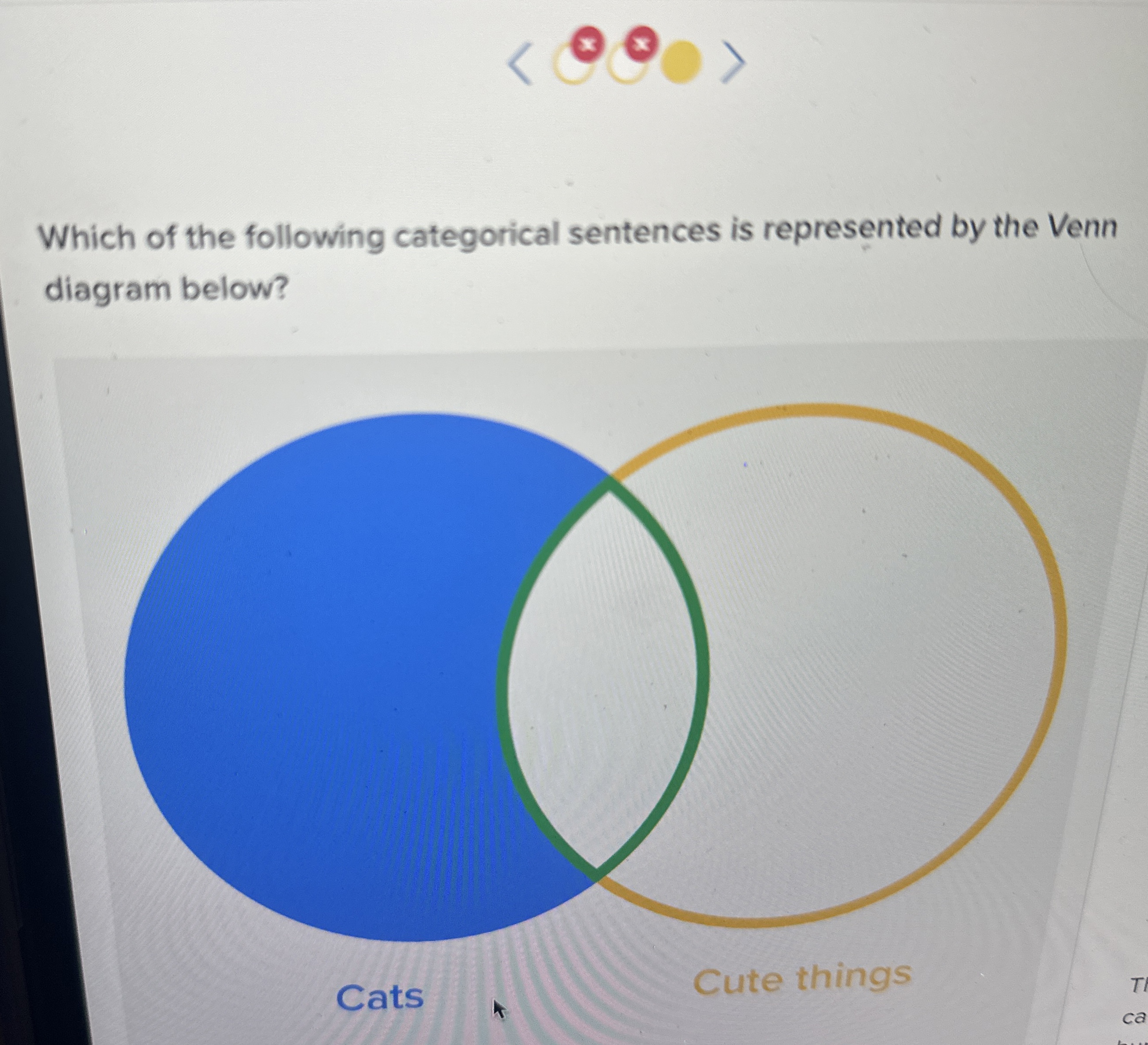 Which of the following categorical sentences is | Chegg.com