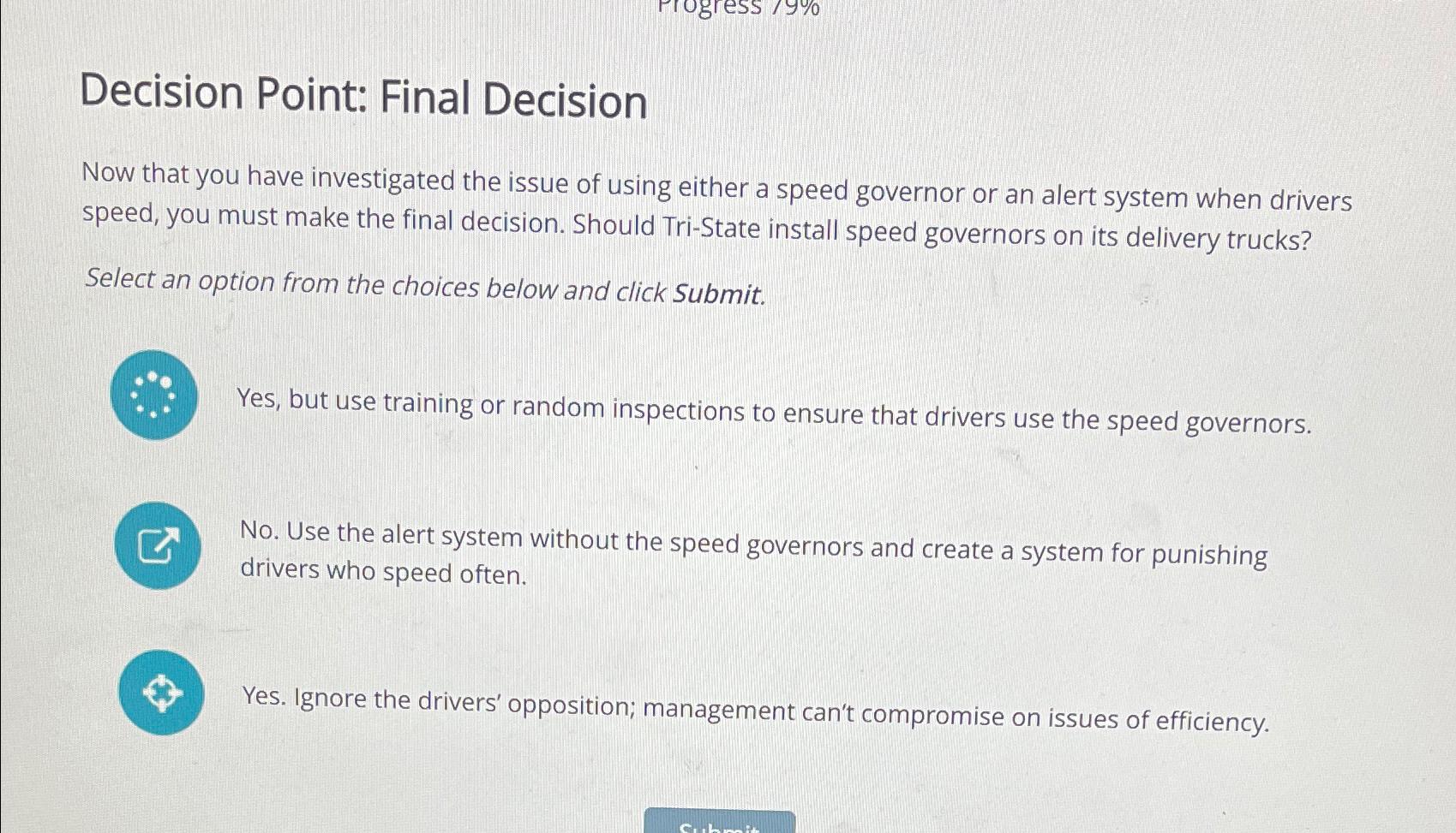 Solved Decision Point: Final DecisionNow that you have | Chegg.com