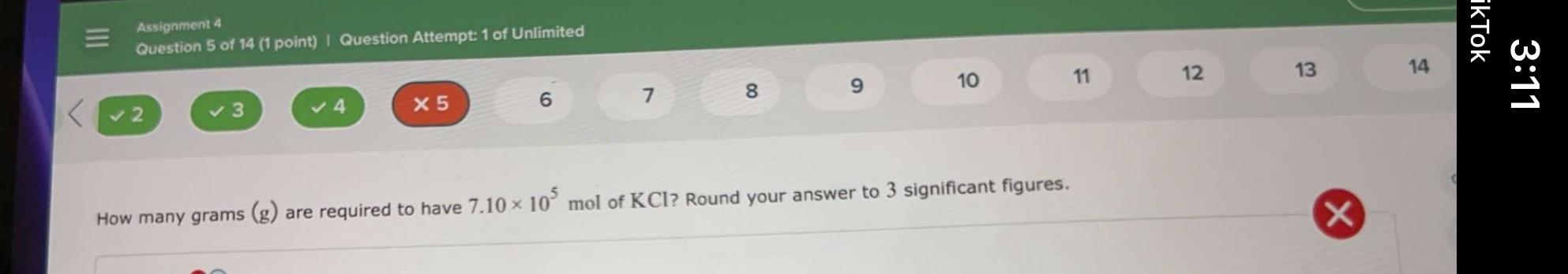 Solved Assignment 4Question 5 ﻿of 14 (1 ﻿point) ﻿I Question | Chegg.com