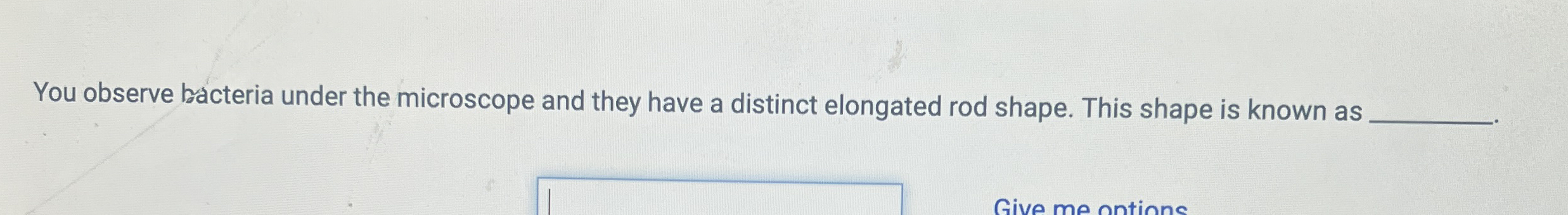 Solved You observe bacteria under the microscope and they | Chegg.com