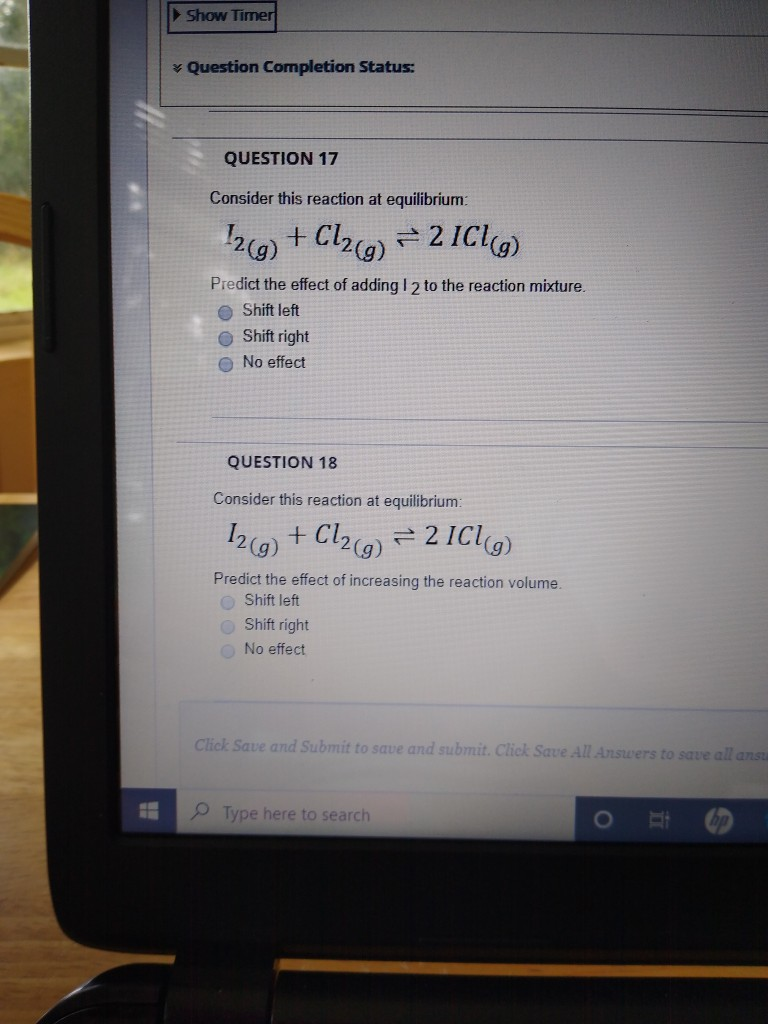 Solved Show Timer * Question Completion Status: QUESTION 17 | Chegg.com