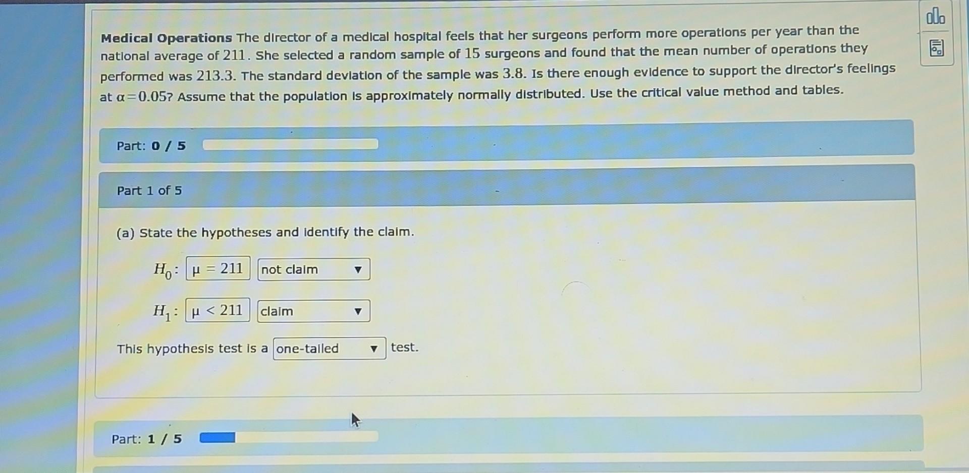 Solved Medical Operations The director of a medical hospital | Chegg.com