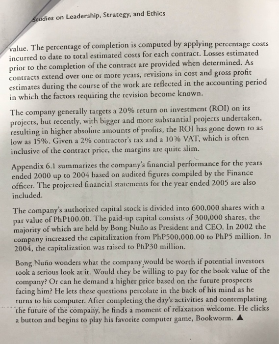 Metro Stonerich Corporation Managing a Growing | Chegg.com