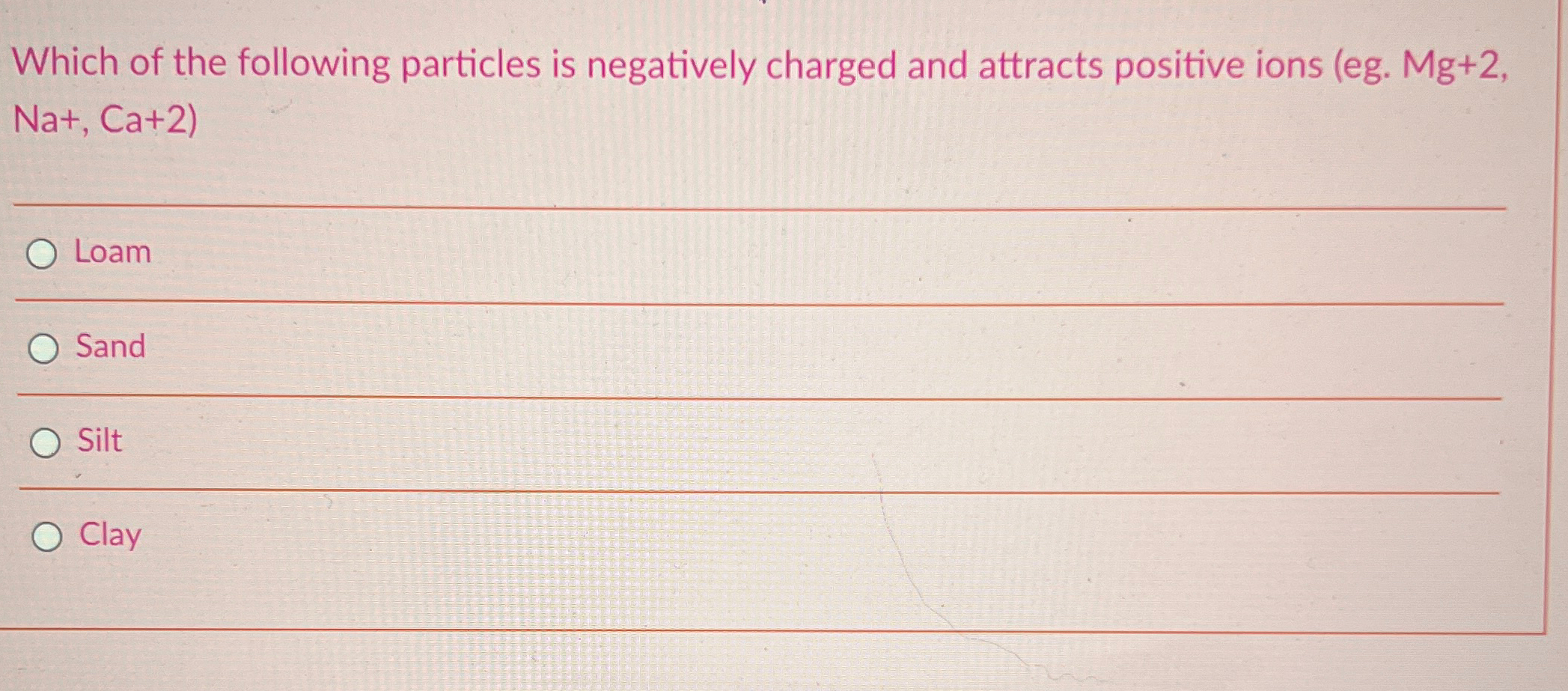 Solved Which of the following particles is negatively | Chegg.com