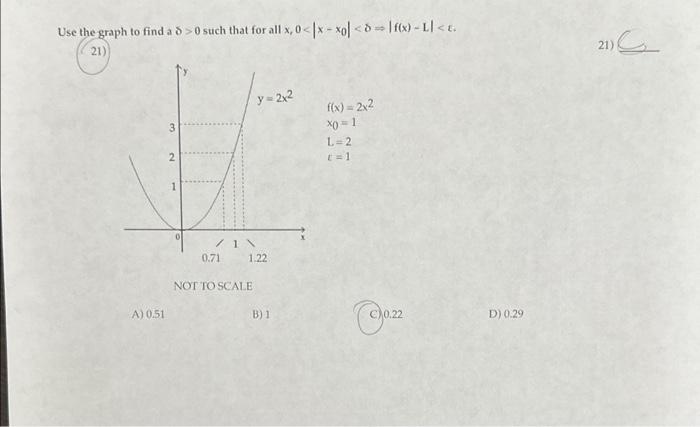 Solved δ>0 such that for all x,0