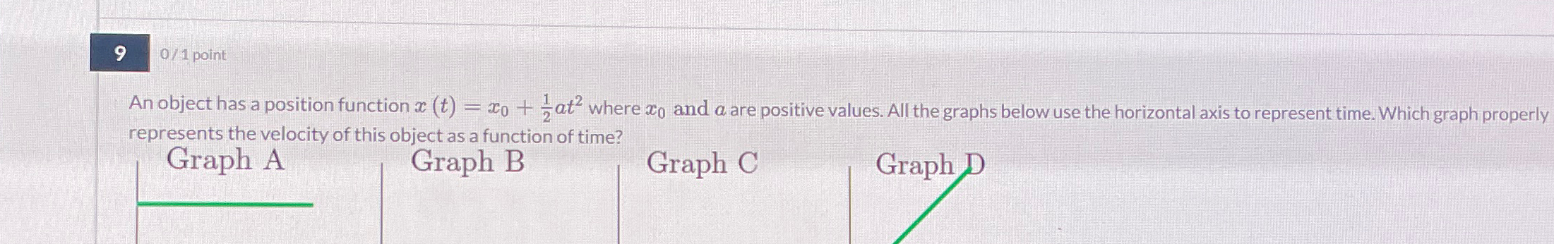 Solved 90/1 ﻿pointAn object has a position function | Chegg.com